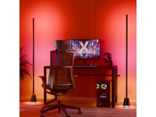 Click here for 2PCS RGB Corner Floor Lamp  60 Inch Bright Standin... prices