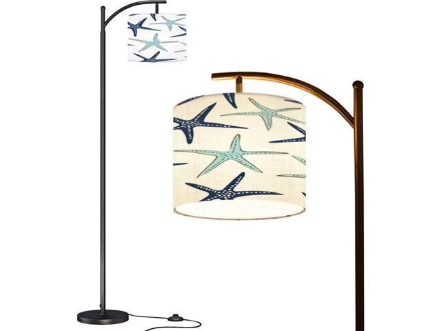 Click here for Arc Floor Lamp Coastal nautical starfish repeat pa... prices