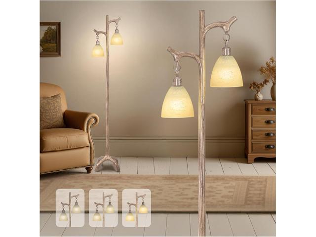 Click here for 68 Farmhouse Floor Lamp with Glass Shade for Livin... prices