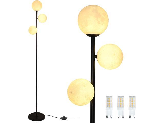 Click here for 3 Globe Floor Lamps for Living Room  Black Standin... prices