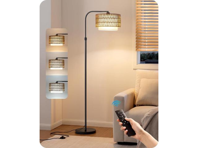 Click here for EDISHINE Arc Floor Lamps for Living Room Rattan Bo... prices