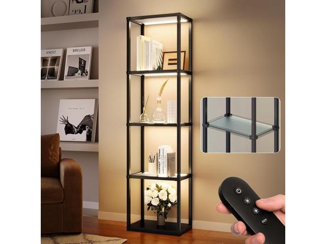 Click here for addlon Tall Display Shelf  Dimmable LED Lighted Sh... prices