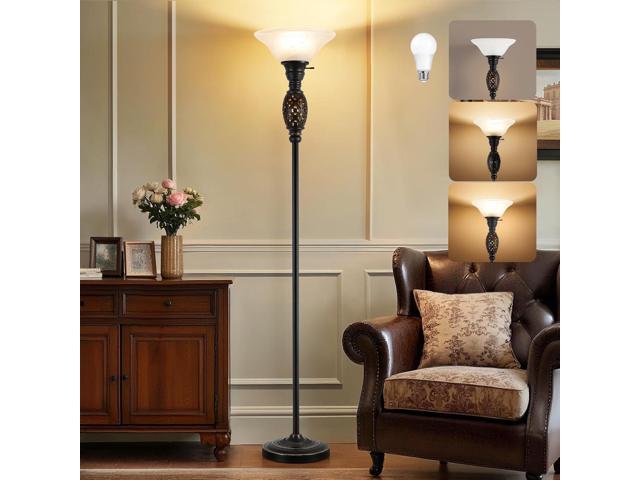Click here for Vintage Floor Lamp with Nightlight  70 Rustic Stan... prices