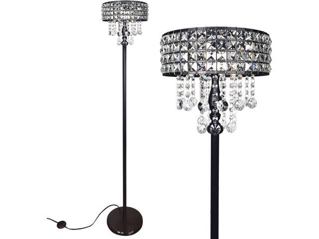 Click here for beaysyty Modern K9 Clear Glass Crystals Floor Lamp... prices