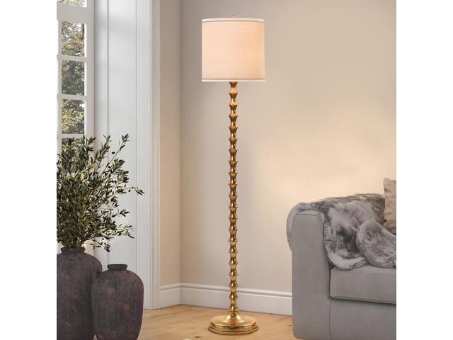 Click here for 64.5 Gold Floor Lamp for Living Room  Gold Bamboo... prices
