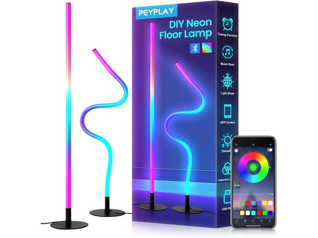 Click here for RGB LED Corner Floor Lamp  Smart Adjustable Shape... prices