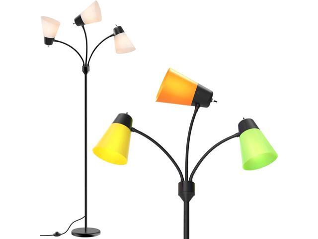 Click here for FOLKSMATE 3-Light Floor Lamp  LED Medusa Muiti-Hea... prices
