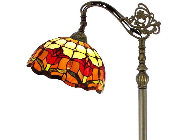 Click here for WERFACTORY Tiffany Floor Lamp Red Tulip Flower Sta... prices