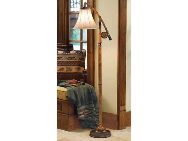 Click here for BLACK FOREST DECOR - Fishing Pole Floor Lamp with... prices