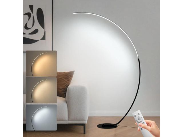 Click here for POWROL Arc Floor Lamp  65 Tall Standing Modern LED... prices