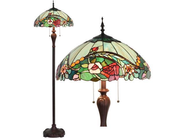 Click here for Bieye L10740 Rose Flower Tiffany Style Stained Gla... prices