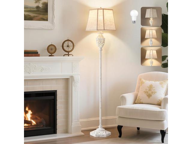 Click here for Luvkczc Rustic Floor Lamp - Resin Carved Base with... prices