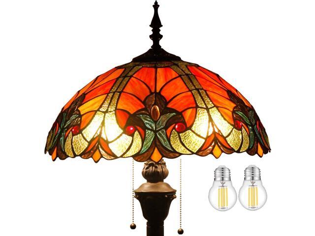 Click here for WERFACTORY Tiffany Floor Lamp Red Brown Liaison St... prices