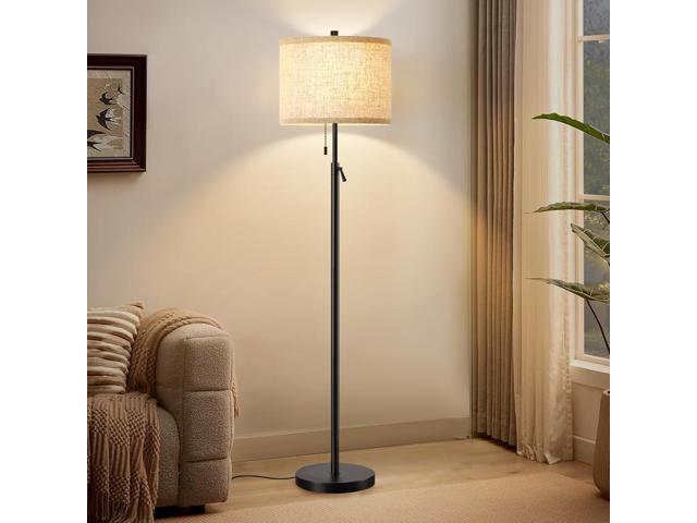 Click here for GyroVu Black Floor Lamp  Height Adjustable Standin... prices