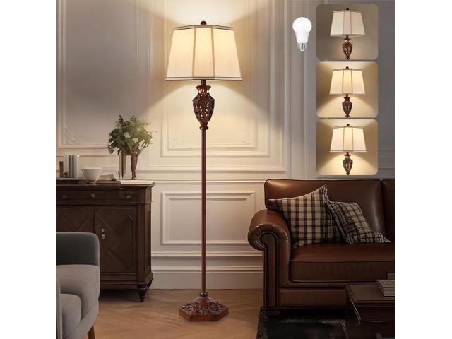 Click here for Luvkczc Vintage Floor Lamp - Brown Resin 6-Sided C... prices