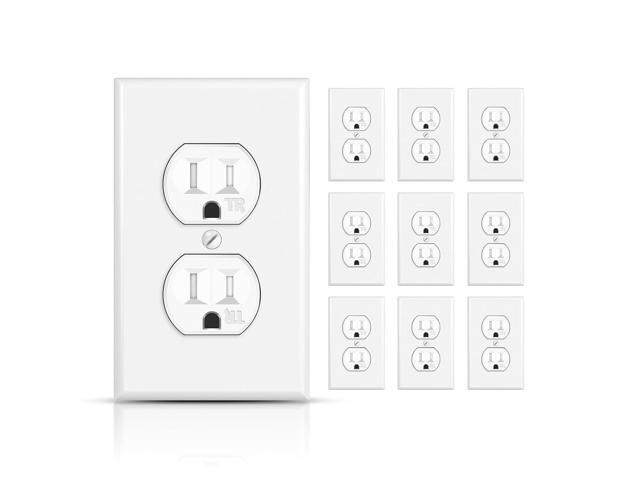 Click here for TOPELER 10 Pack Duplex Receptacle Outlets with Wal... prices