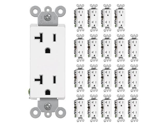 Click here for (20 Pack) CML 20 Amp Decorator Wall Receptacle  St... prices