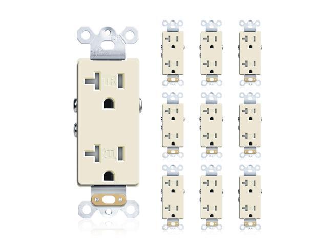 Click here for Duplex Receptacle Electrical Outlet  20A Ivory Dec... prices