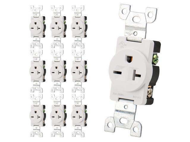 Click here for Wengart Single Receptacle Outlet 250VAC 20Amp Wall... prices