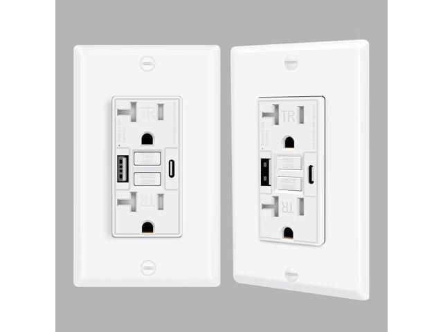 Click here for 20A GFCI Outlet with Dual USB Ports (Type A+C)  Se... prices