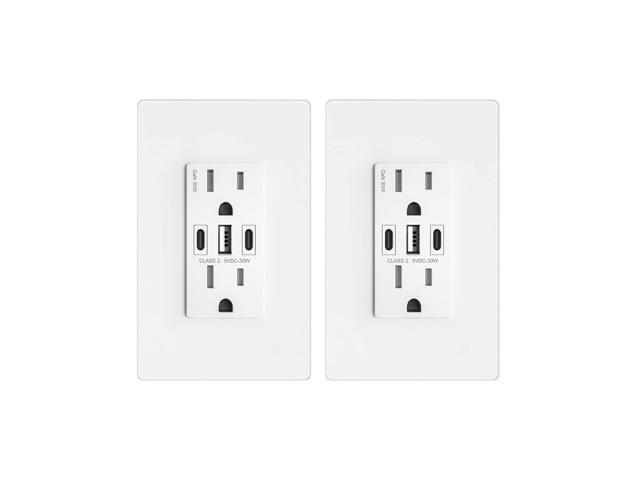 Click here for GaN 30W 6Amp 3-Port USB Wall Outlet  15 Amp Tamper... prices