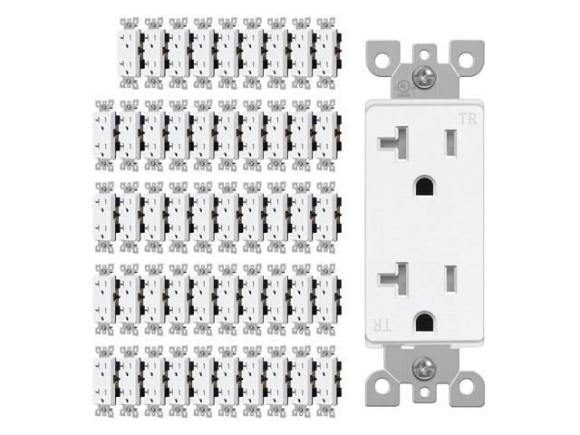 Click here for CML 20 Amp Matte White Decorator Receptacle Outlet... prices