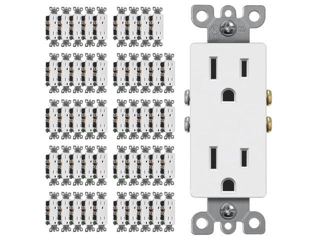 Click here for (50 Pack) CML 15 Amp Decorator Wall Receptacle Out... prices