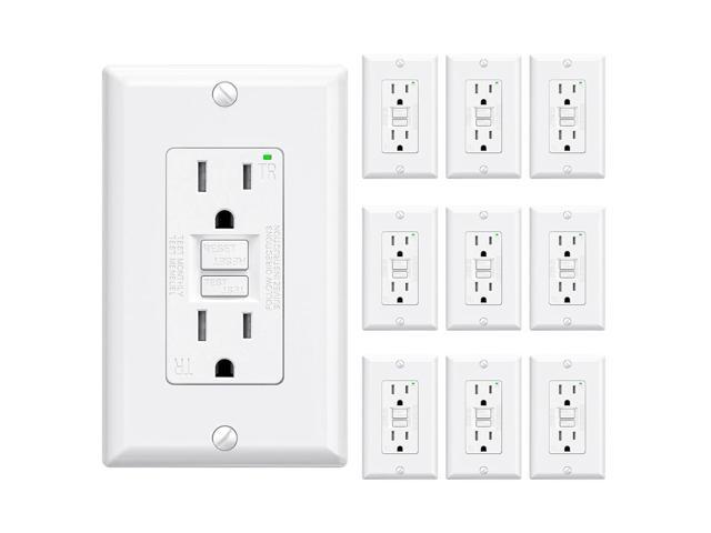 Click here for ELEGRP GFCI Outlet 15 Amp  Self-Test GFI Electrica... prices