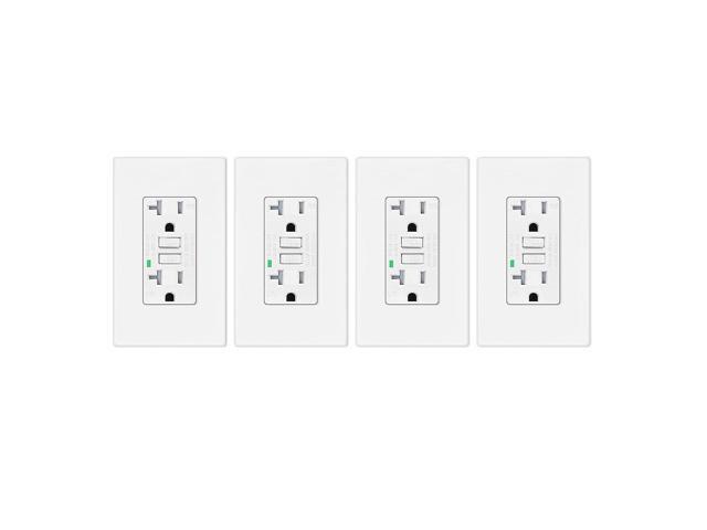 Click here for 20 Amp GFCI Outlet 4 Pack Greencycle Self Test GFI... prices