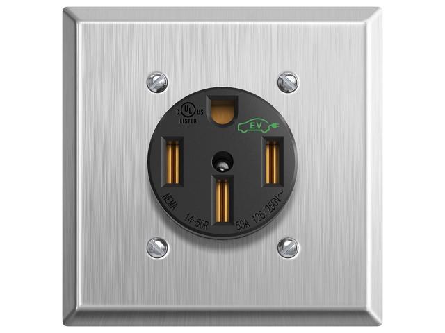 Click here for SURAIELEC 50 Amp NEMA 14-50R Outlet with Stainless... prices