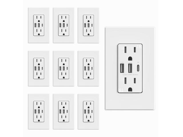 Click here for ELEGRP USB Outlets Receptacles  3-Port Wall Outlet... prices