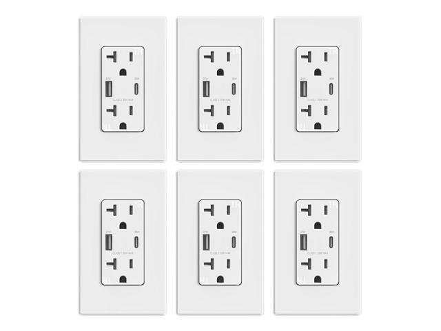 Click here for ELEGRP 30W USB Outlet Type A/C  Fast Charge Wall O... prices
