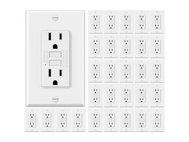 Click here for ELECTECK 30 Pack GFCI Outlets 15 Amp  Non-Tamper R... prices