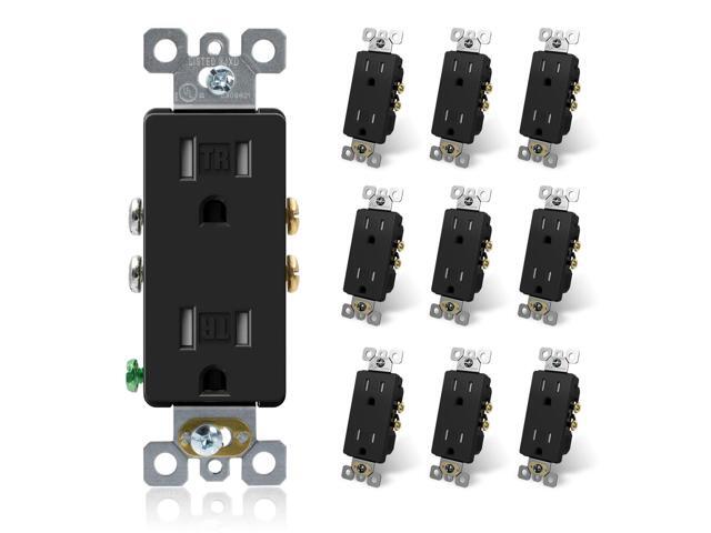 Click here for ELEGRP Decorator Wall Receptacle Outlet  Tamper Re... prices