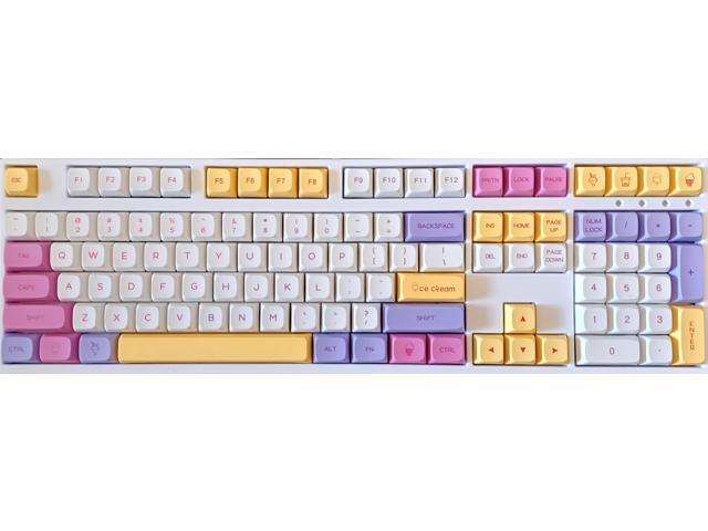 Click here for KBParadise Keycap ICE CREAM 135 Key Keycap Set ANS... prices