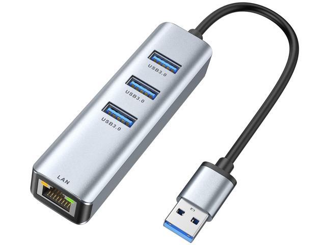 Click here for KEHIPI USB to Ethernet Adapter  3 Ports USB 3.0 Hu... prices