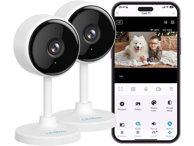 Click here for litokam Indoor Cameras for Home Security with Nigh... prices