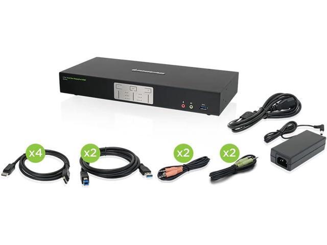 Click here for 2-Port Dual View DisplayPort KVMP Switch - 4K 60Hz... prices