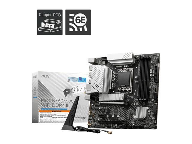 Click here for MSI PRO B760M-A WIFI DDR4 II LGA 1700 Intel B750 S... prices