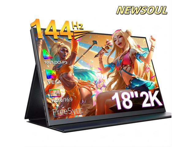 Click here for NEWSOUL Portable Monitor 18 2K 144Hz Gaming Monito... prices