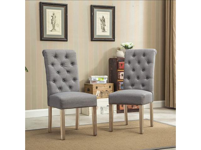 Click here for Roundhill Furniture Habit Grey Solid Wood Tufted P... prices