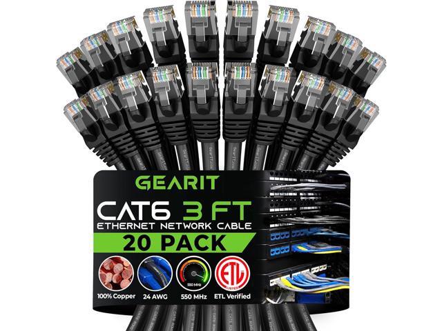 Click here for GearIT Cat 6 Snagless Patch Ethernet Cable  3 Feet... prices