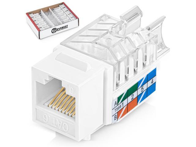 Click here for Everest Media Solutions 45° Angled CAT6 Keystone J... prices