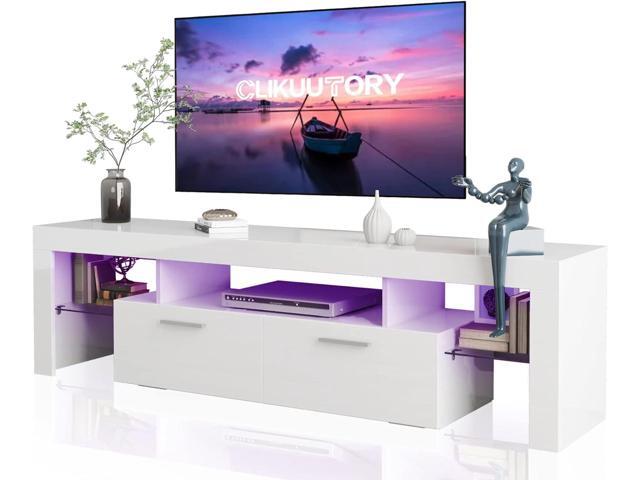 Click here for Clikuutory Modern LED 63 inch TV Stand with Large... prices