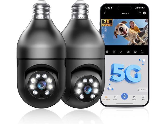 Click here for Light Bulb Security Camera 5G WiFi 2K Light Socket... prices
