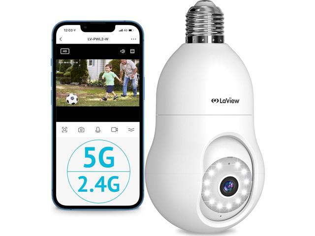 Click here for LaView 4MP Bulb Security Camera 5G& 2.4GHz WiFi  3... prices