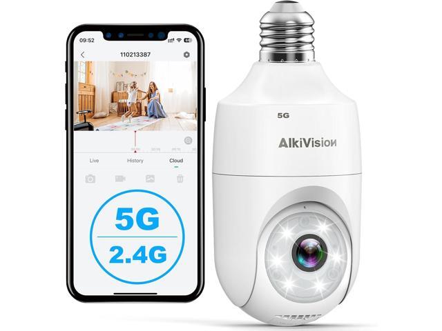 Click here for 2K Light Bulb Security Camera - 5G & 2.4GHz Dual B... prices