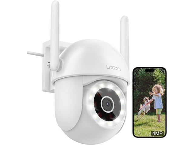 Click here for litokam 4MP Security Camera Outdoor  2.4G Wi-Fi Ca... prices