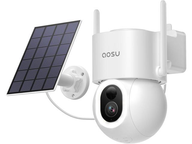 Click here for AOSU Security Cameras Wireless Outdoor  3K/5MP Sol... prices