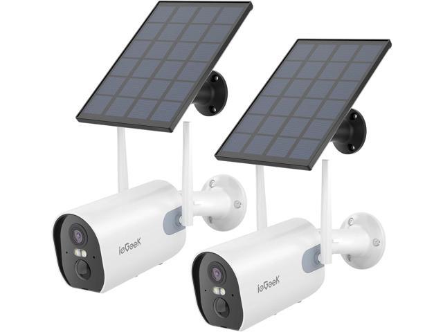 Click here for ieGeek Solar Security Cameras Wireless Outdoor 2 P... prices